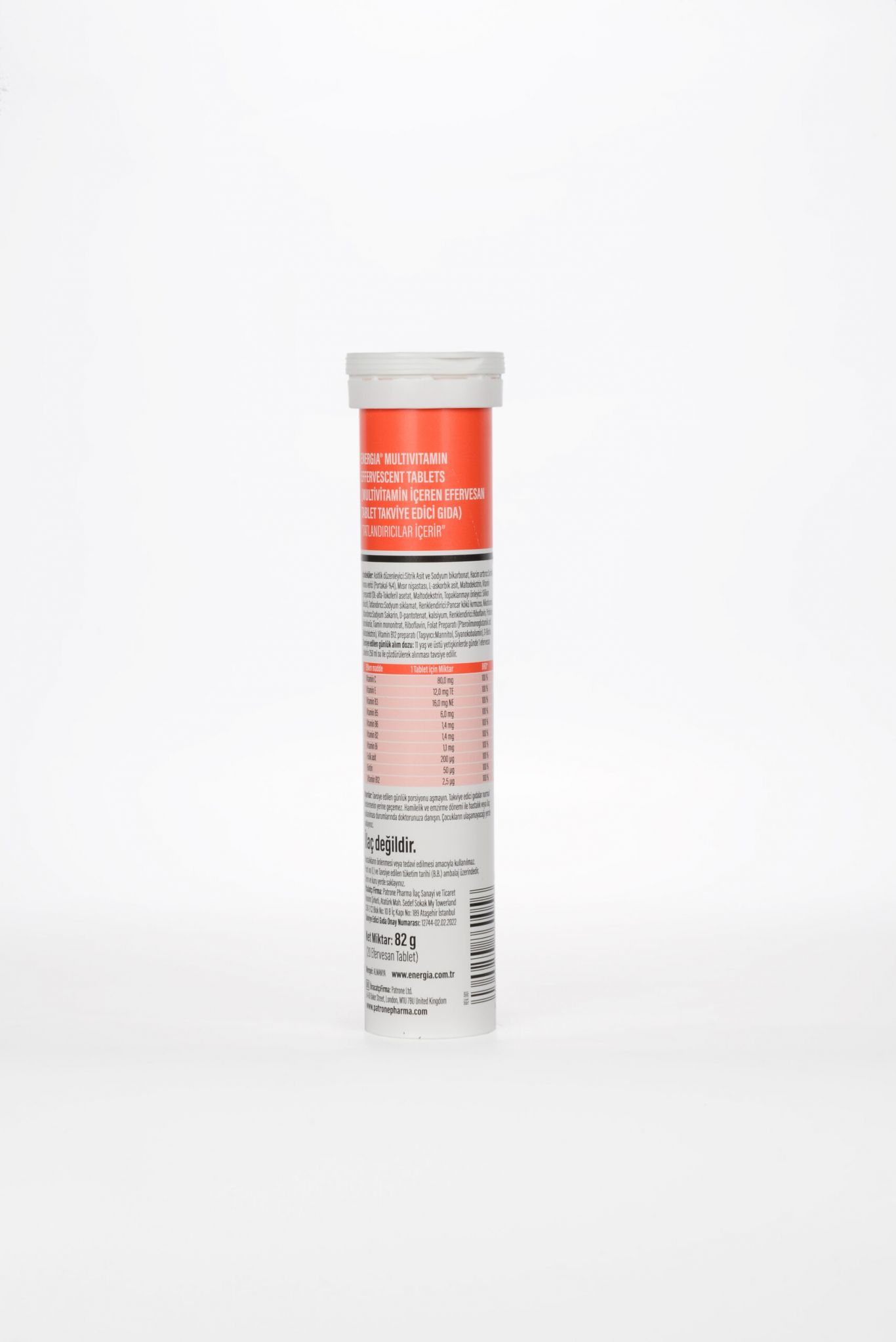 Energia® Multivitamin Effervescent Tablet Food Supplement Tablet ...